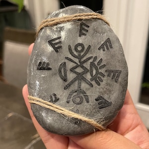 Talisman Replica Inspired by From Tv Series, Prop, Engraved Stone ...