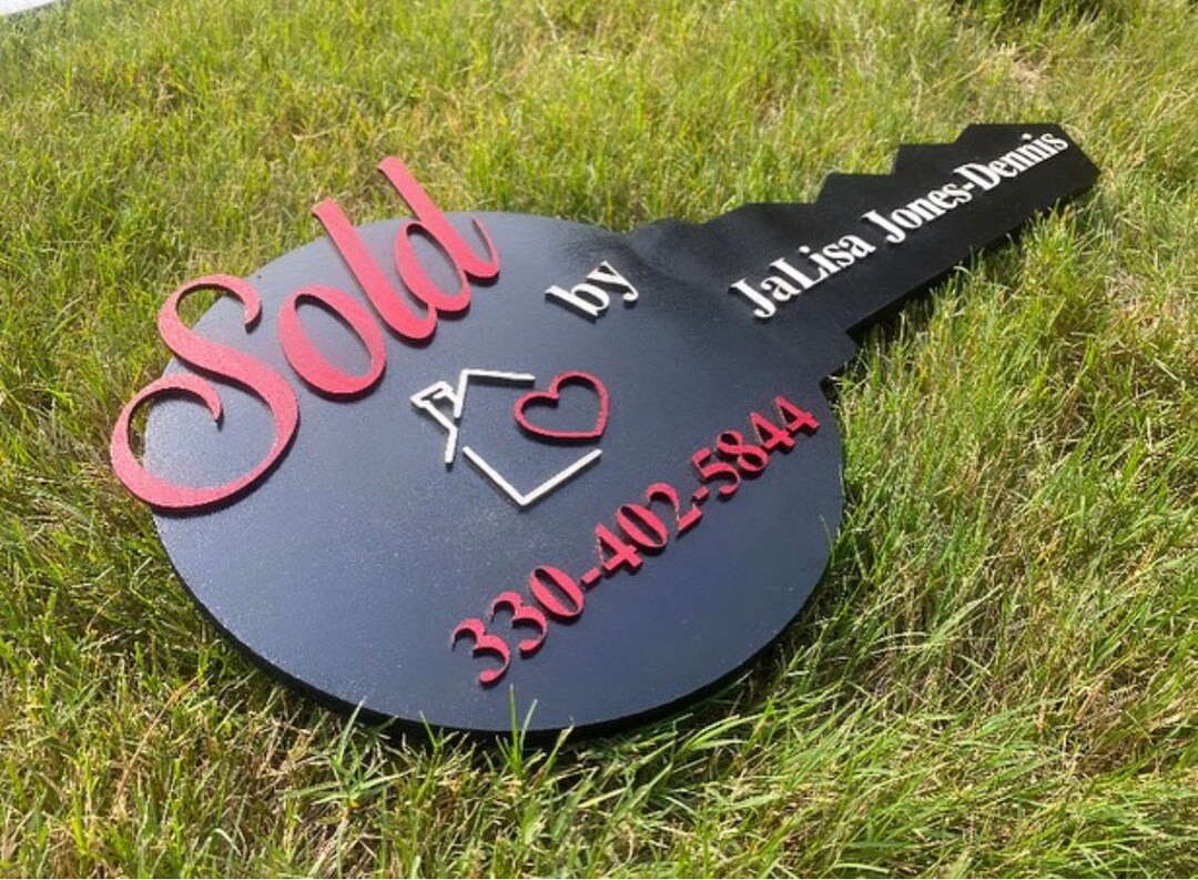 Welcome Home Real Estate House Closing Sign, Just Sold Real Estate Sign ...