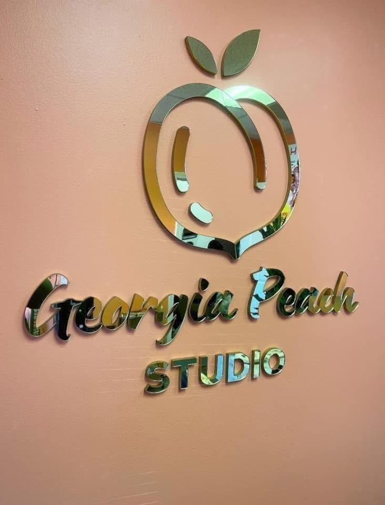 Custom Laser Cut Logo Sign, Beauty Salon Sign, 3D Business Sign, Raised ...