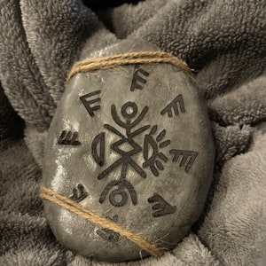 Talisman Replica Inspired by From Tv Series, Prop, Engraved Stone ...