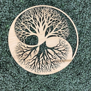 Tree of Life, Ying Yang, Wall Panel, Spiritual Gifts, Tree of Life Wall ...
