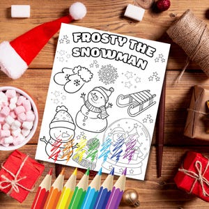 Christmas Eve Colouring Sheets, Kids Colouring, Christmas Colouring ...