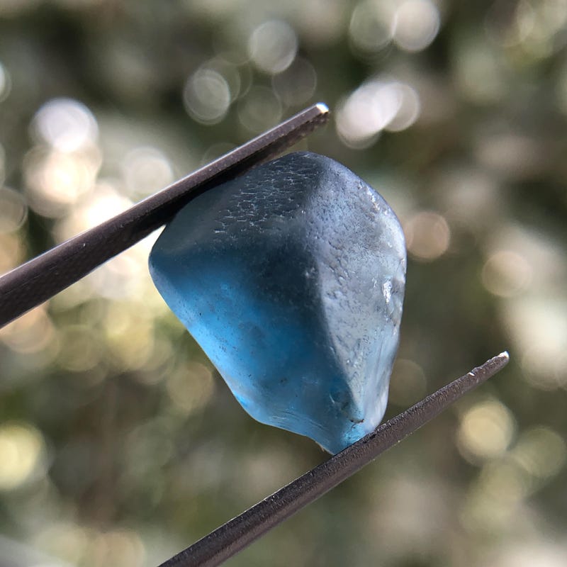Rough Blue Topaz - Etsy