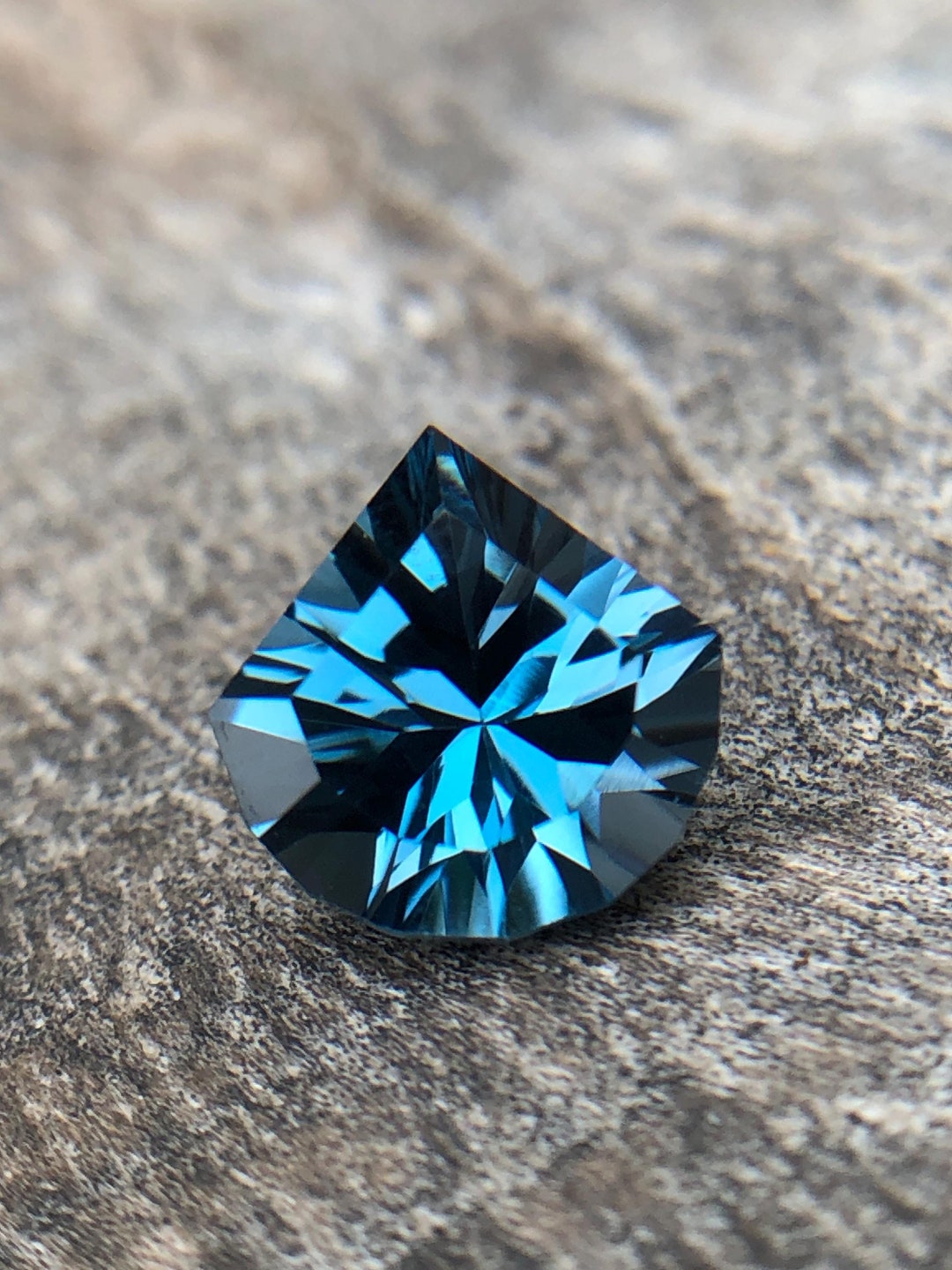 London Blue Topaz Custom Cut, 10 X 10 MM London Blue Topaz Fancy Shape ...