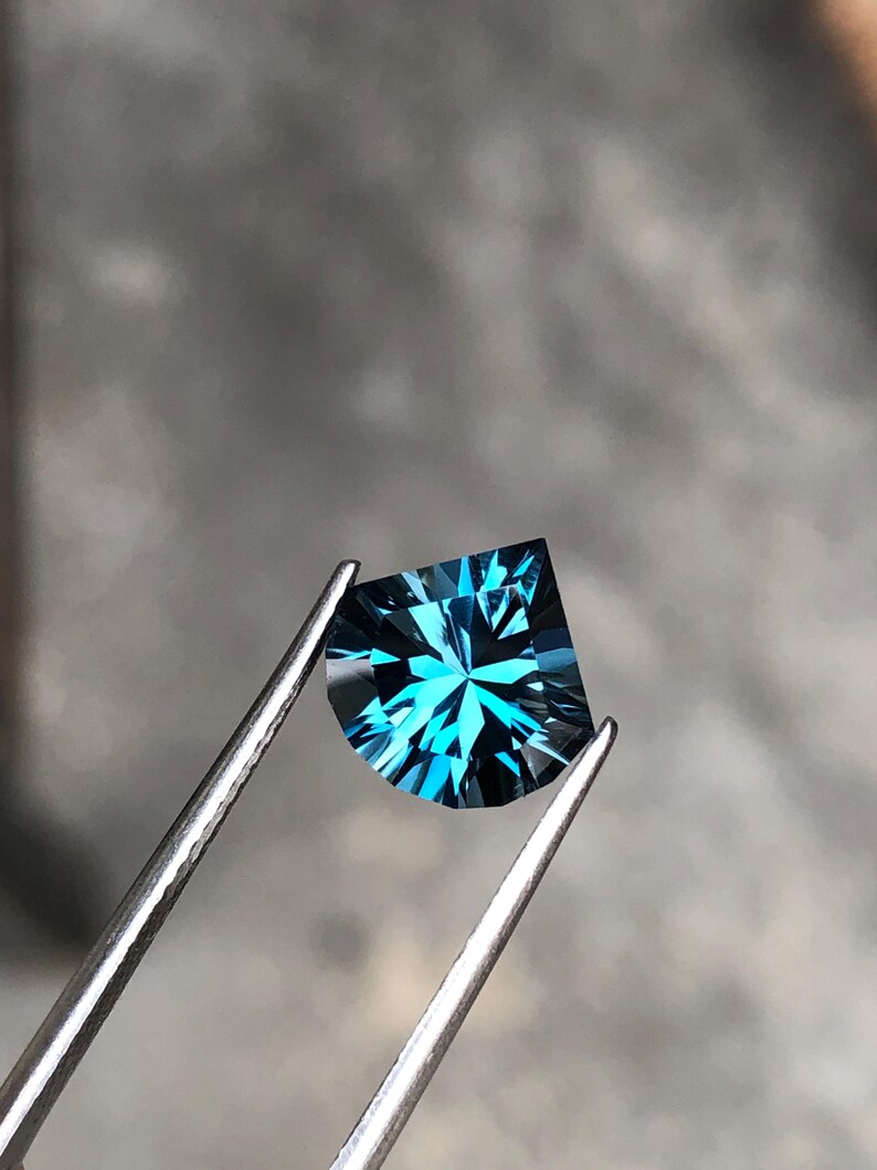 London Blue Topaz Custom Cut, 10 X 10 MM London Blue Topaz Fancy Shape ...