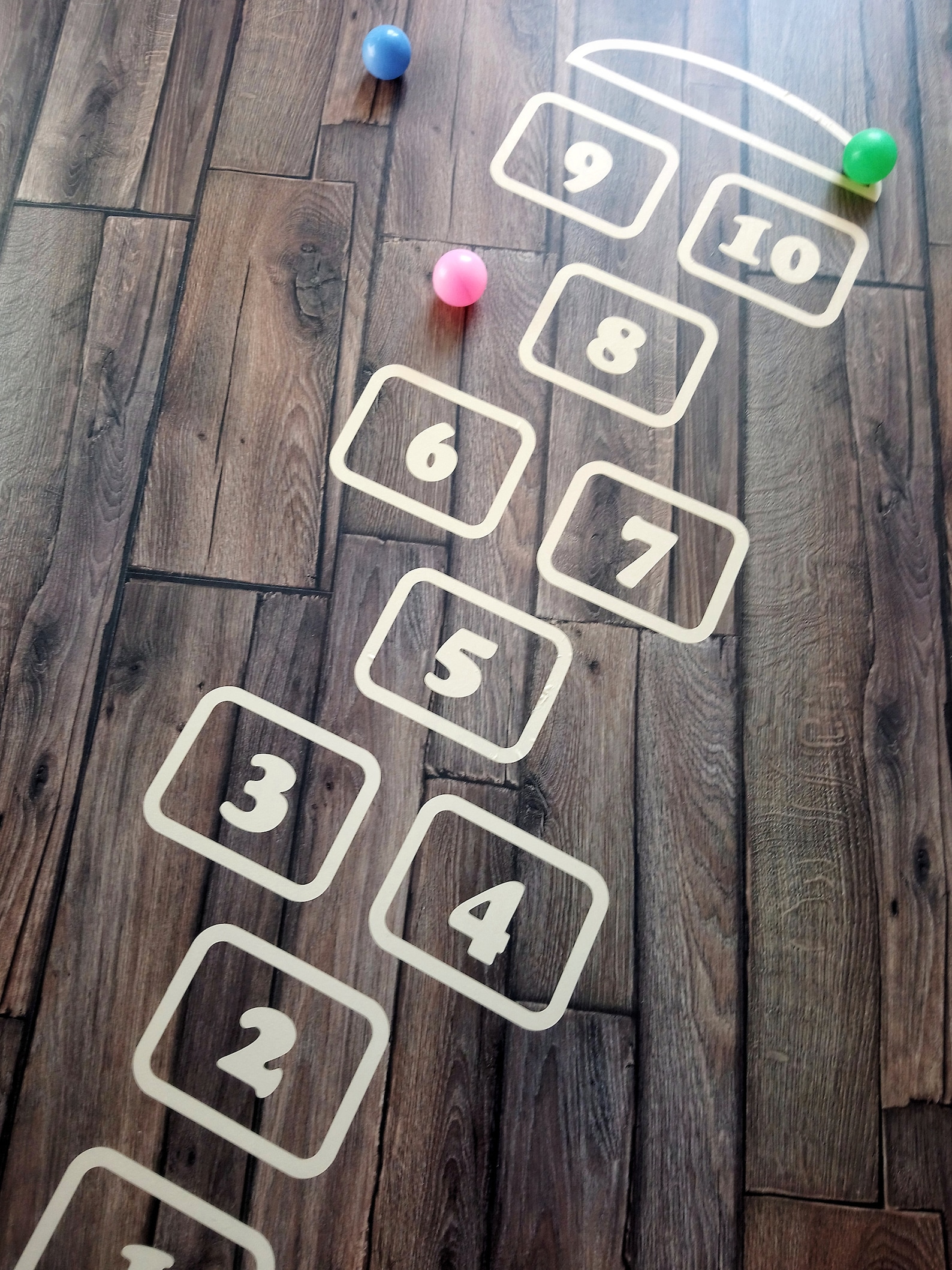 Hopscotch Waterproof Floor Sticker • Children's Fun Game • Stickers for ...