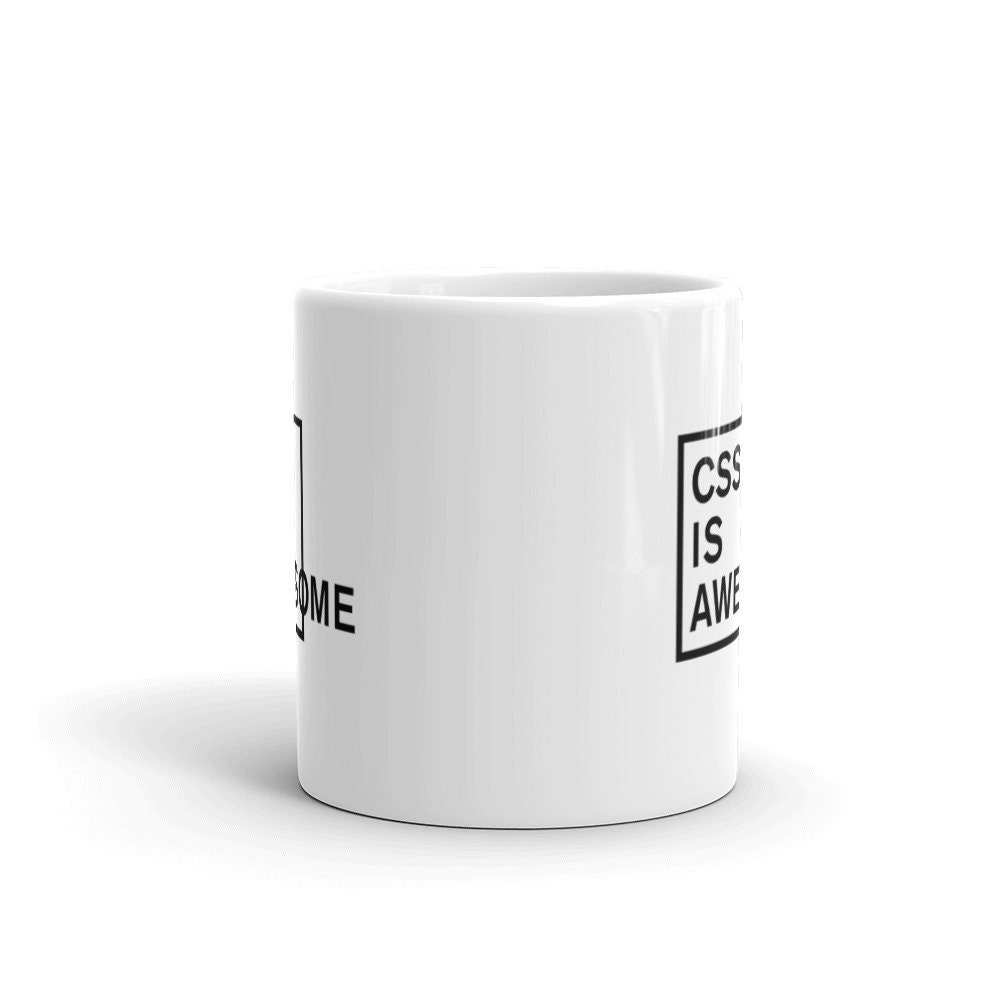 CSS is Awesome Mug - Etsy