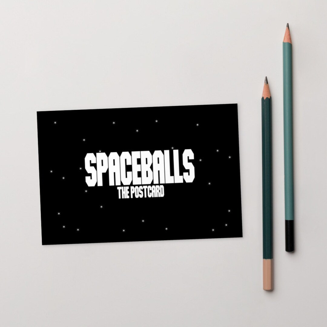 Spaceballs the Postcard: Sci-fi Movie Art - Etsy
