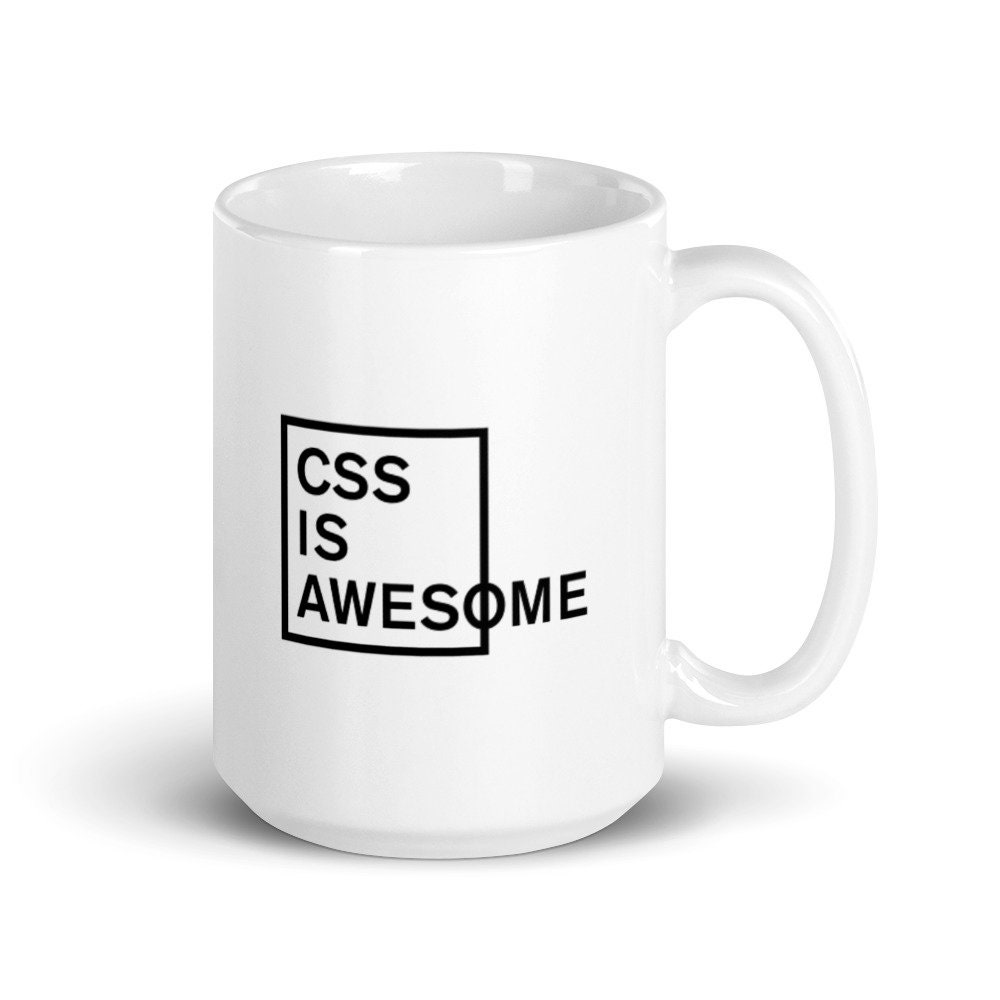 CSS is Awesome Mug - Etsy