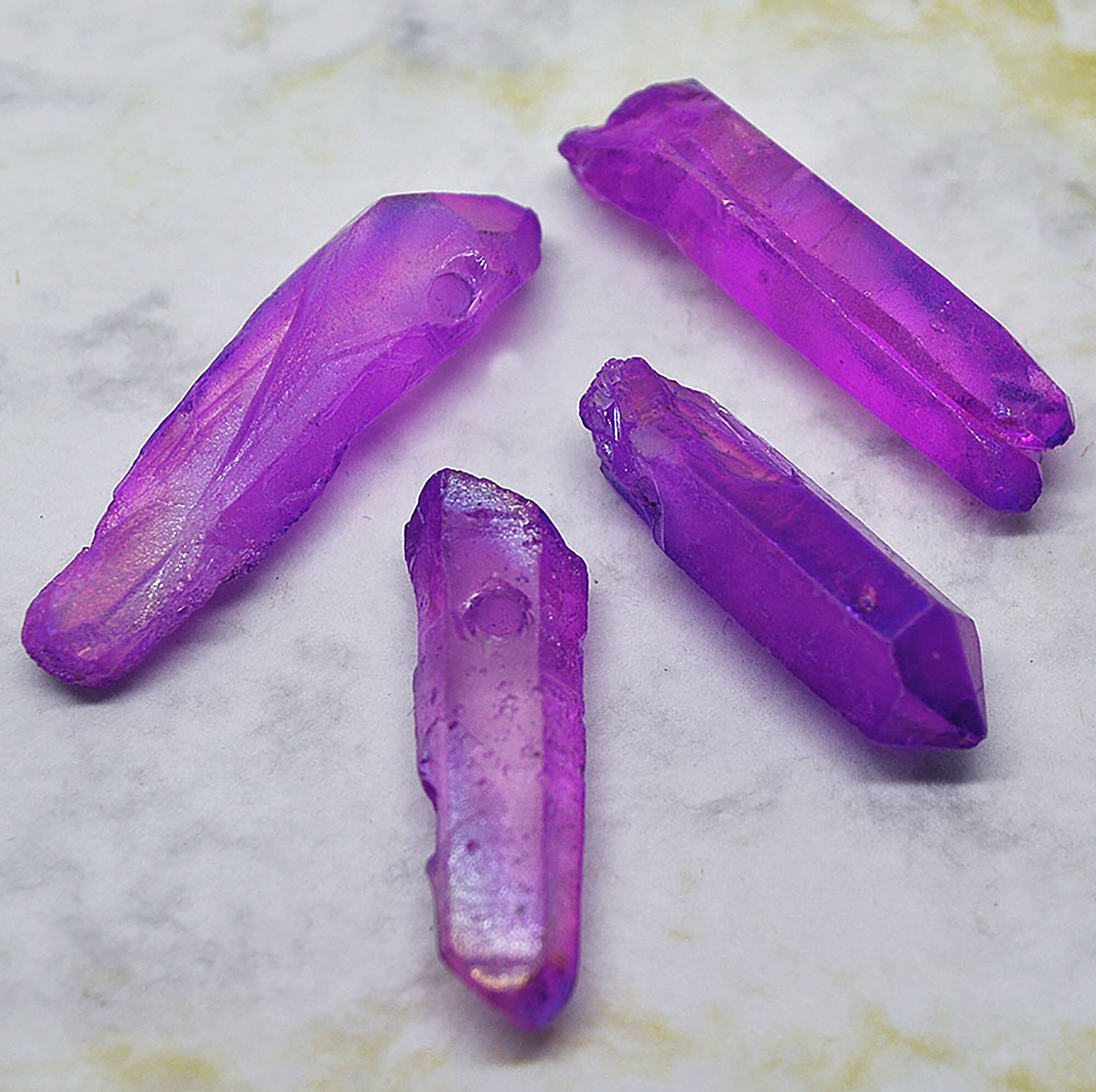 Stunning Raw Ruby Aura Quartz Quartz Wire Wrapped Pendant | Etsy