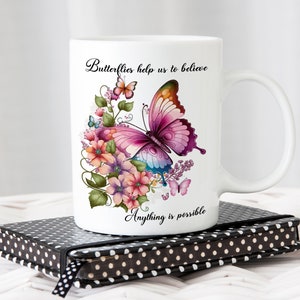 Beautiful Butterfly Mug, 3 Designs to Choose From, Personalised ...