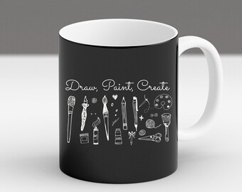 Draw Paint Create / Shirt / Artist Shirt / Artist Gift / Art | Etsy