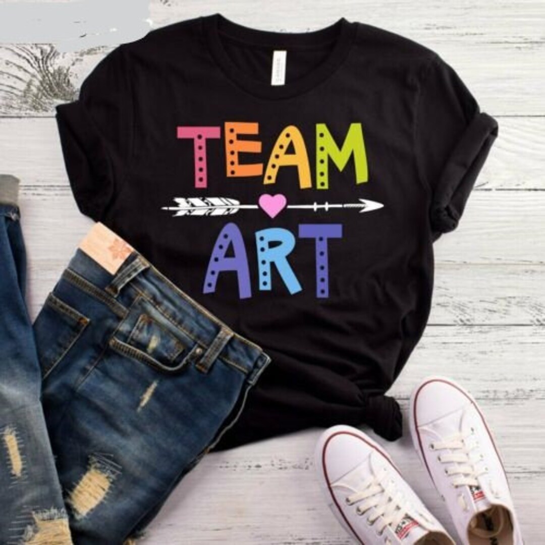 Team Art, Draw Paint Create / Shirt / Artist Shirt / Artist Gift / Art ...