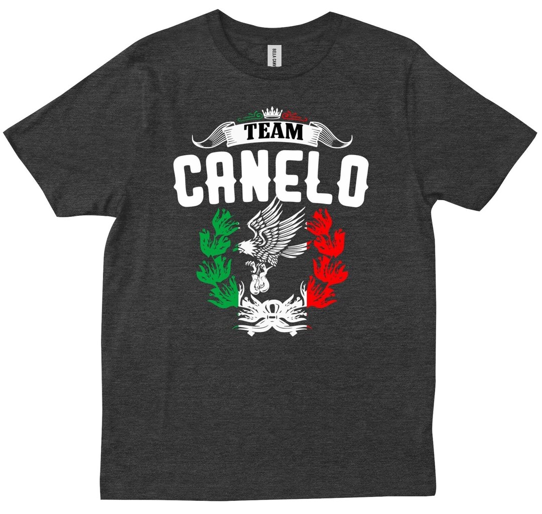 Team Canelo Mexico Flag Vintage Boxing Alvarez Fight Night Gift T-shirt ...