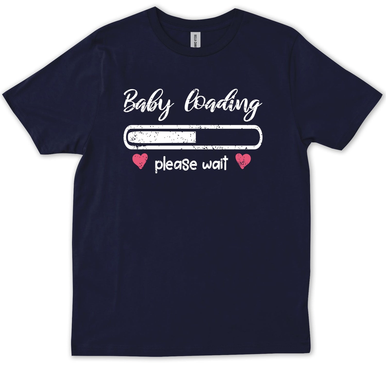 Baby Loading Please Wait New Baby Girl Pregnancy Announcement - Etsy