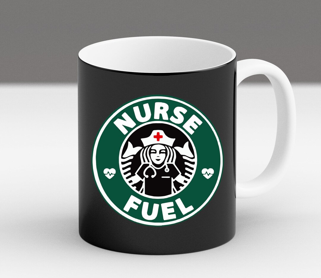 Nurse Fuel Coffee Lover Funny Nursing School Gift Present Coffee Mug - Etsy