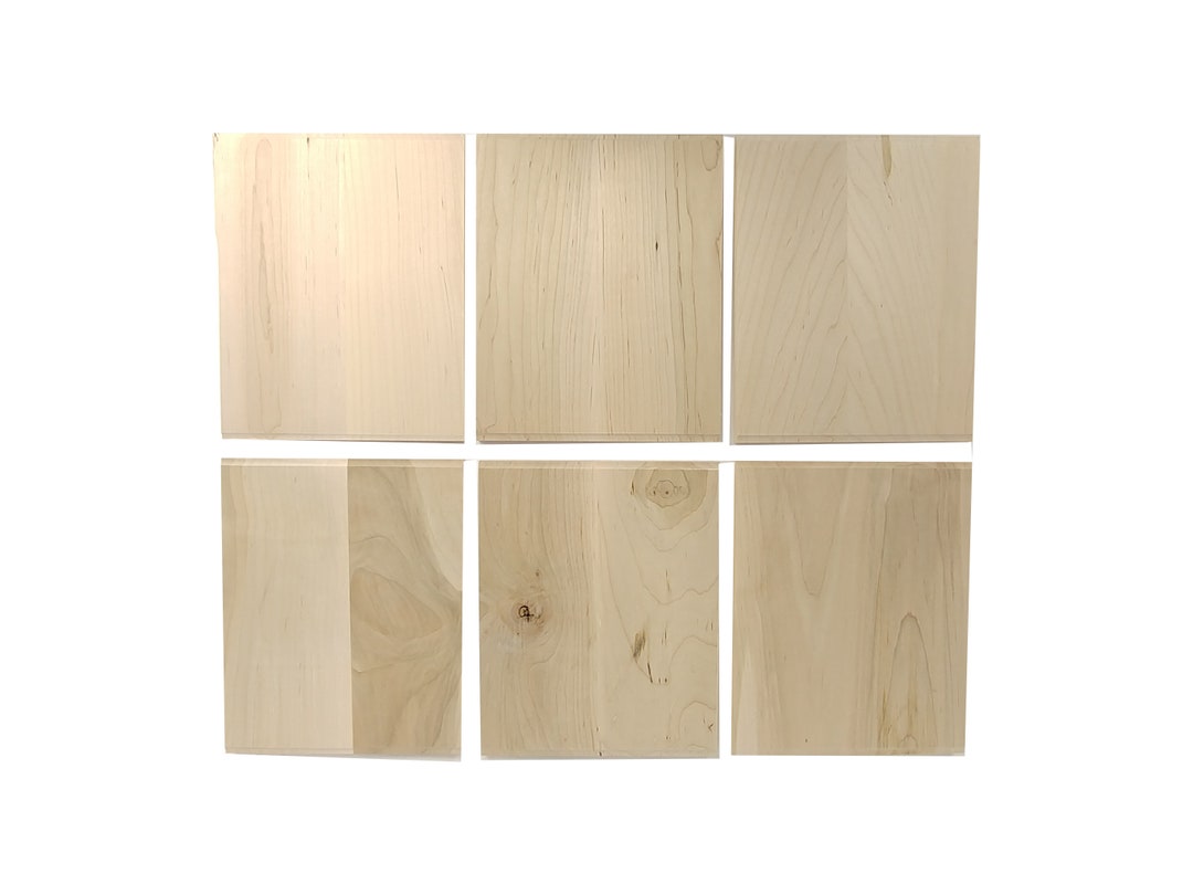 Soft Maple Wood Blanks 8x10x1/4, Project Wood - Etsy