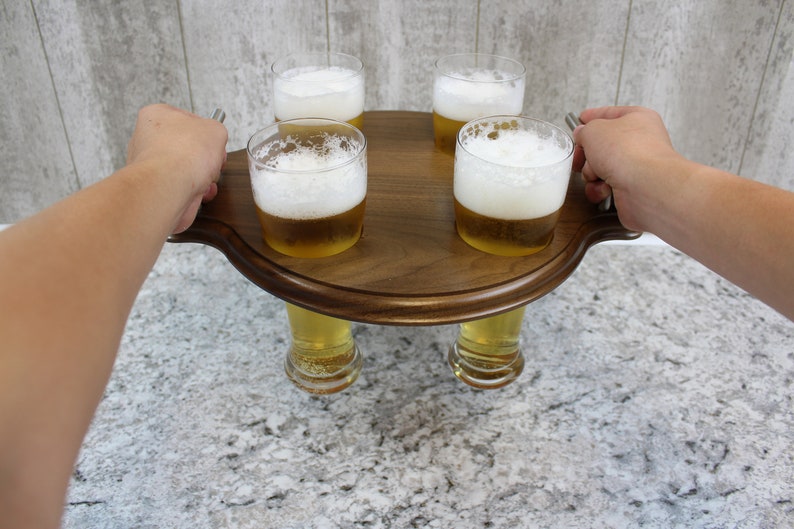 Walnut Beer Flight - Etsy