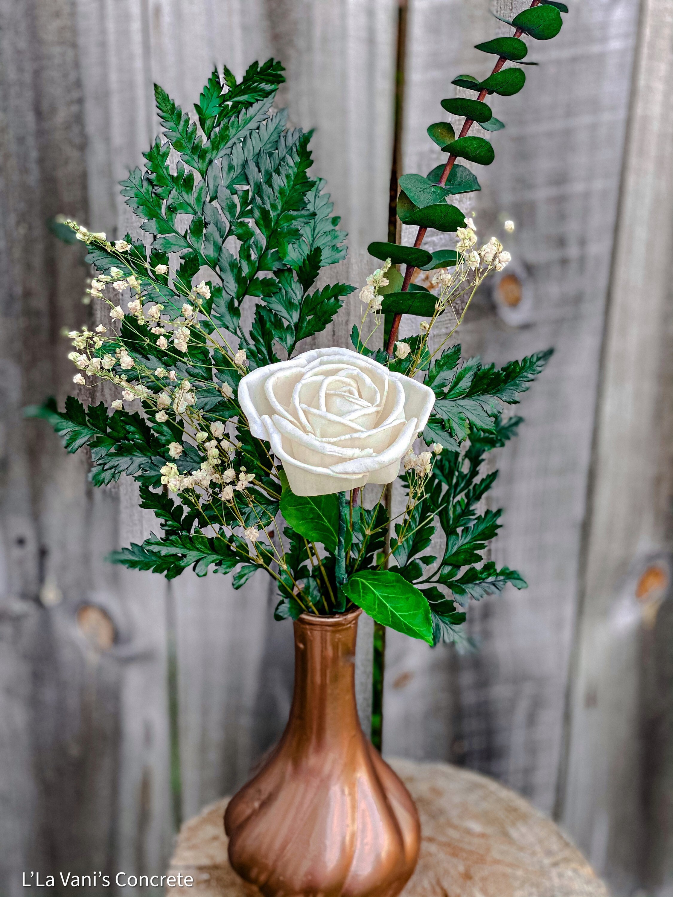 Wood Roses Arrangement One or Three Sola Wood and Persevere | Etsy