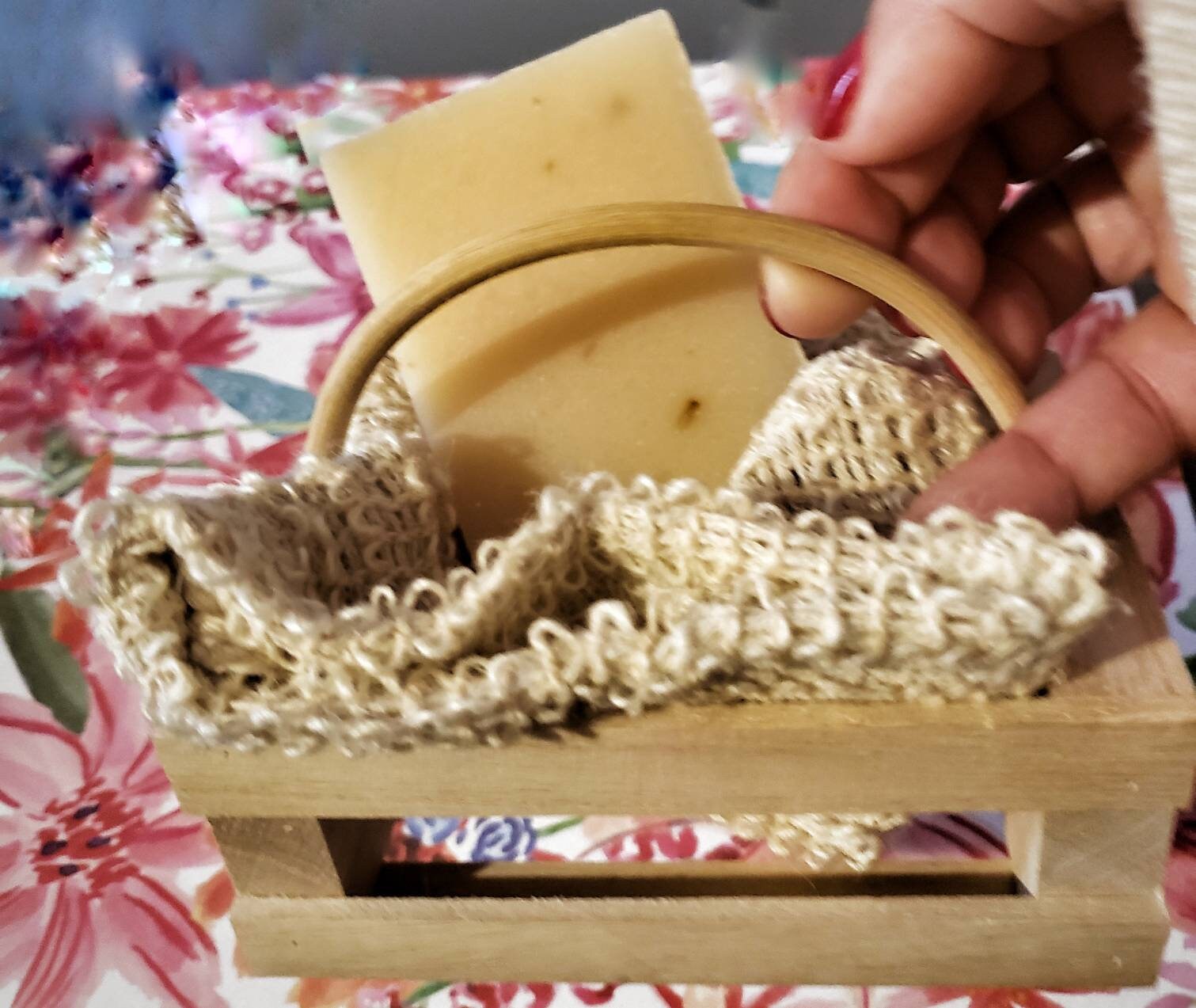 Aromatherapy Soap Bar 3 Piece Set. Soap, Soap Dish and Exfoliating ...