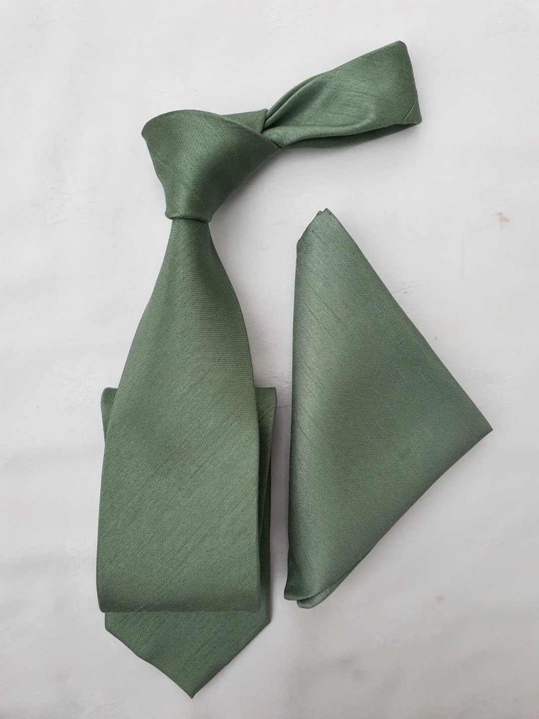 Mens Sage Green Ties, Bowties and Cravats. Matching Hanks Also ...