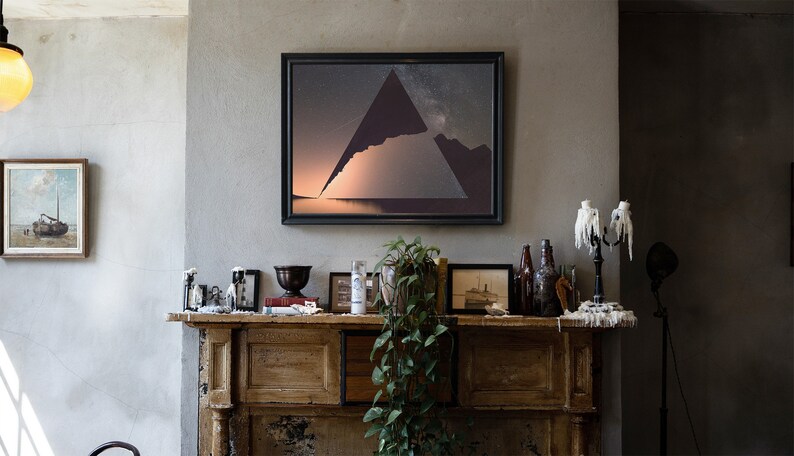 Learn to Appreciate the Void - Triangle (download) - Etsy