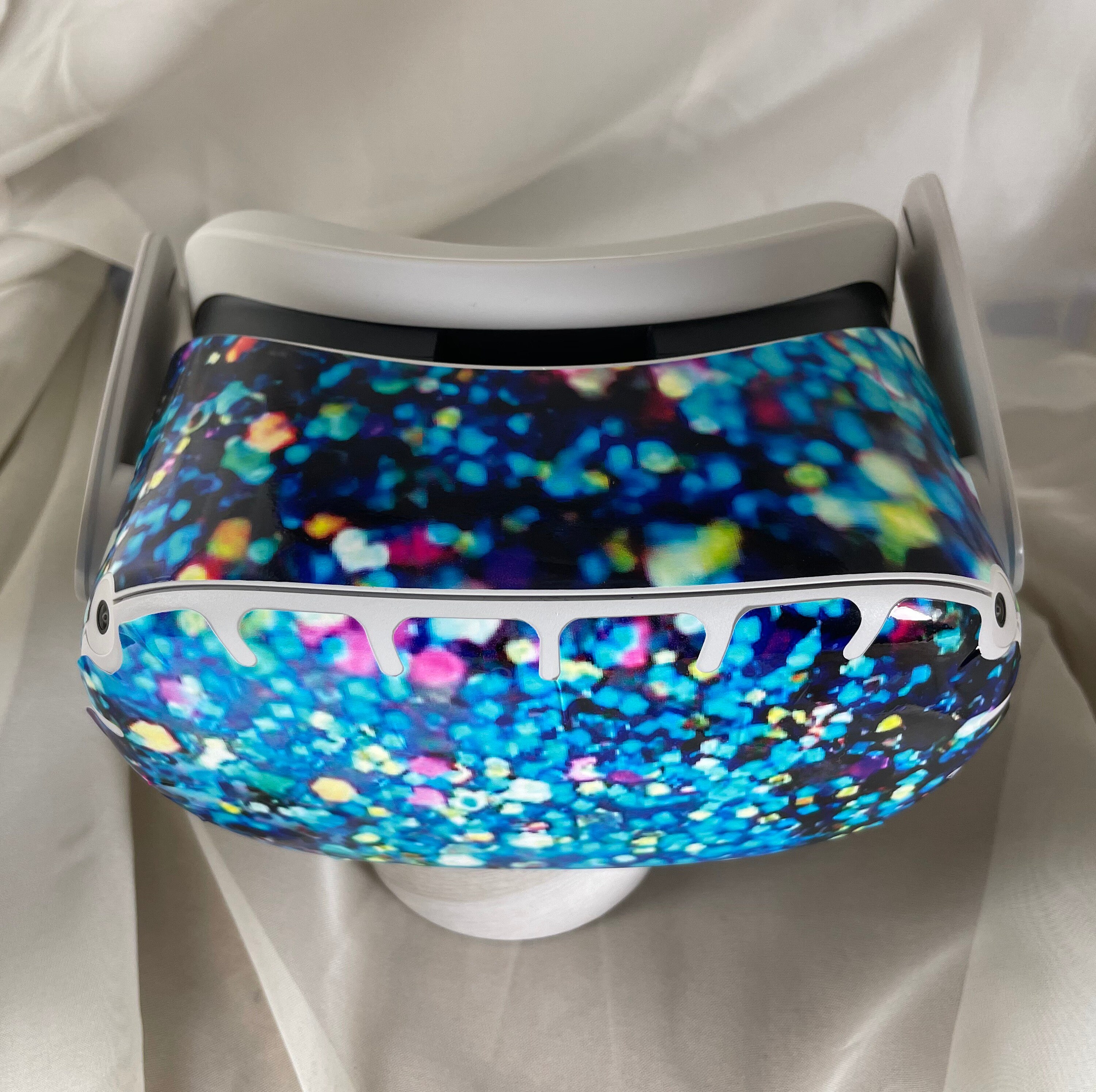 Oculus Quest 2 Headset Skin Blue Glitter - Etsy