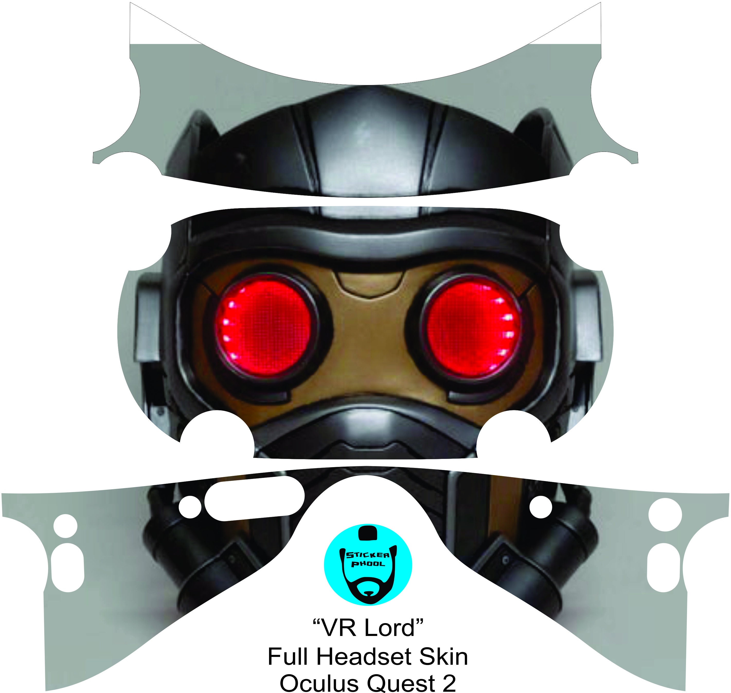 Oculus Quest 2 Headset Skin VR Lord 1.0 | Etsy