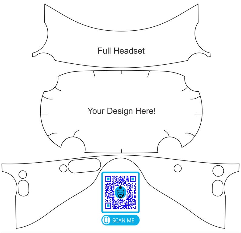 Custom Oculus Quest 2 Headset and Controller Skins - Etsy