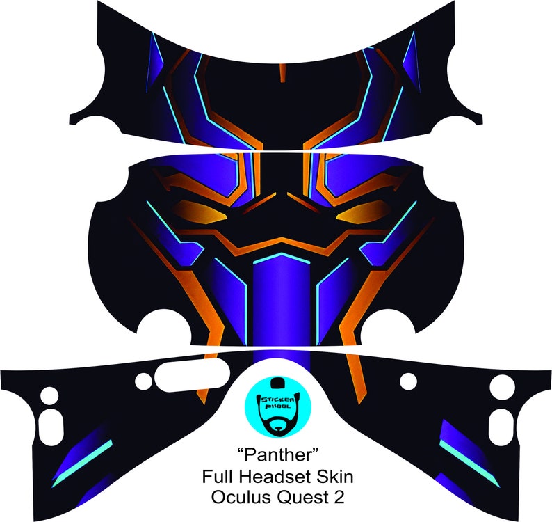 Oculus Quest 2 Headset Skin vr Panther - Etsy