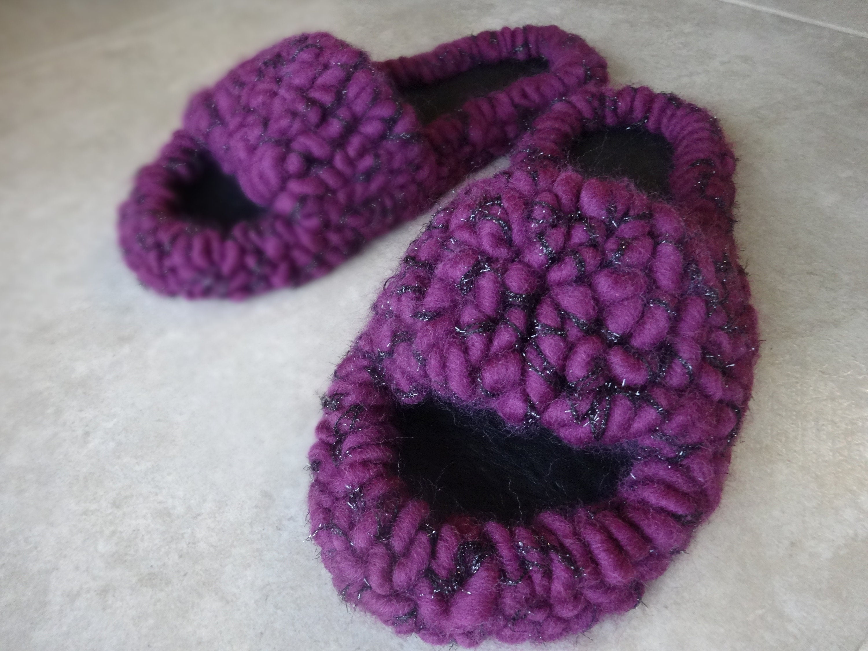 Slippers/women's Slippers/mohair Slippers - Etsy