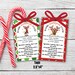 Magic Reindeer Food Bag Topper Printable, Reindeer Food Tags, Reindeer ...