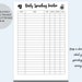 Daily Spending Tracker, Printable PDF, Expense Tracker, Transaction Log ...