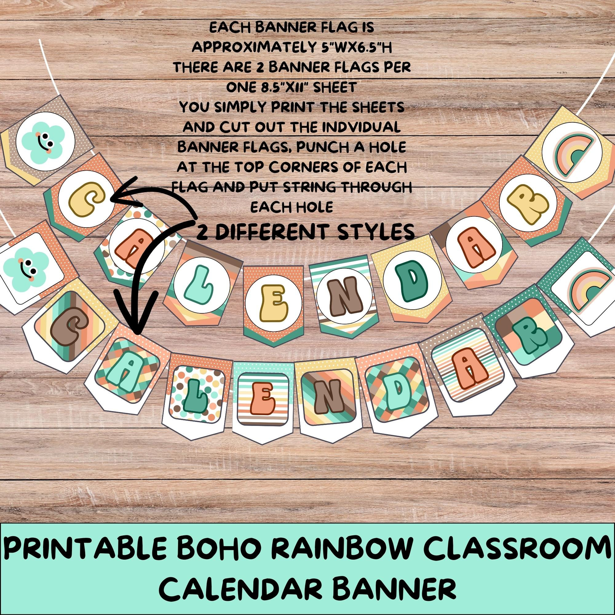 Retro Groovy Classroom Decor Bundle Classroom Bulletin Board Kit