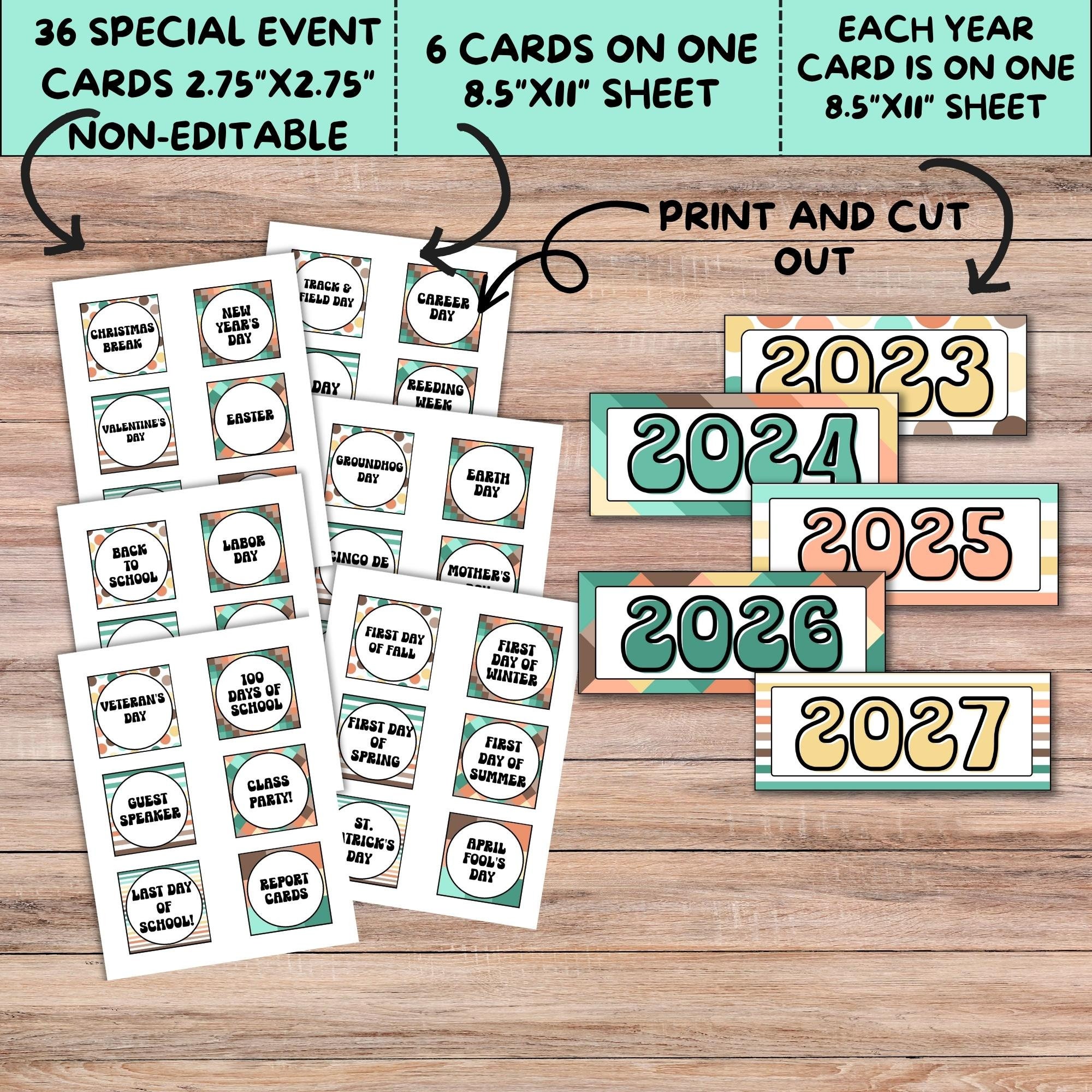 Retro Groovy Classroom Decor Bundle, Classroom Bulletin Board Kit ...