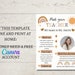 Meet the Teacher Editable Canva Template Boho Rainbow - Etsy Canada