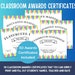 Classroom Awards Certificate, Student Awards Certificate, End of Year ...
