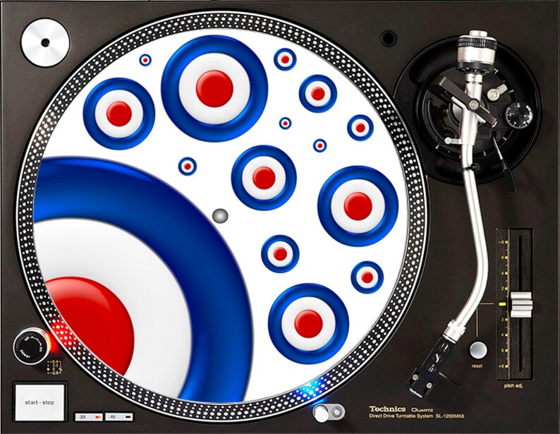 Custom Mod Target Design DJ Slipmat - Etsy