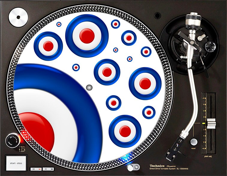 Custom Mod Target Design DJ Slipmat - Etsy