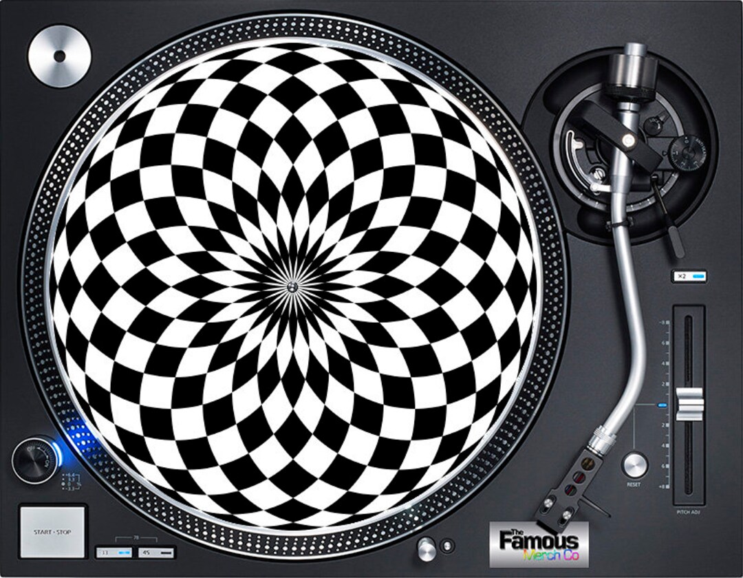 Optical Illusion 12 Felt Turntable DJ Slipmat - Etsy