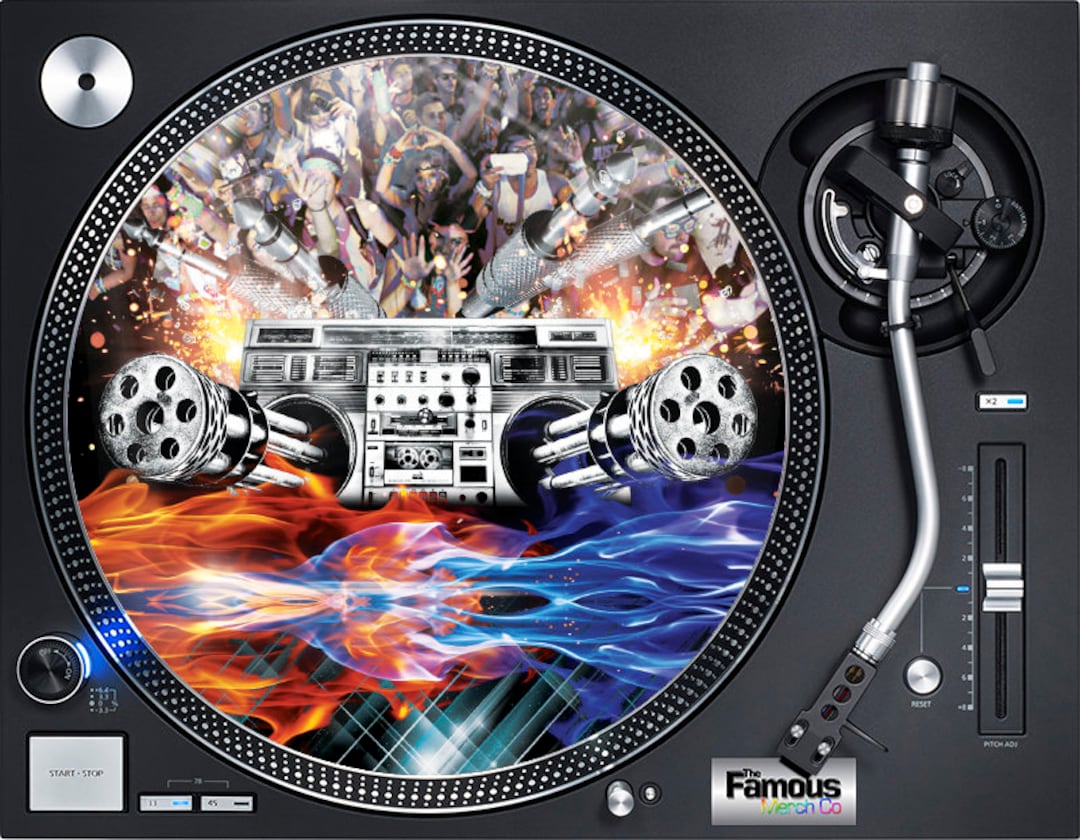 Rap Battle 12 Felt Turntable DJ Slipmat - Etsy Hong Kong