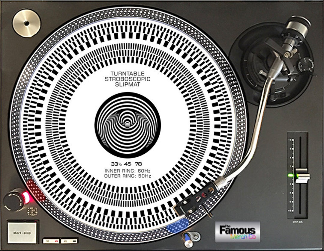 Turntable Stroboscope 12" Felt Turntable Slipmat - Etsy