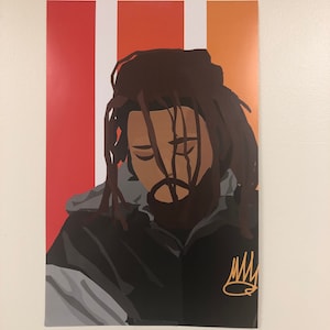 J. Cole Poster Digital Art - Etsy