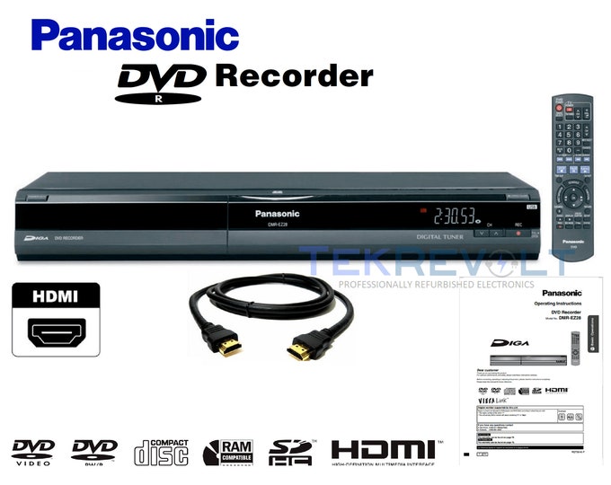 Panasonic DMR-EZ48V DVD/VCR Combo Dvd Recorder - Refurbished - Etsy