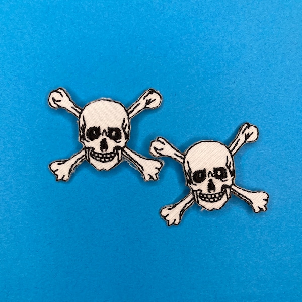 Skull and Bones Patch - Etsy