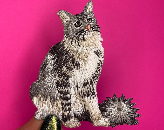 Cute Cat Face Patches Kitty Iron on Applique - Etsy