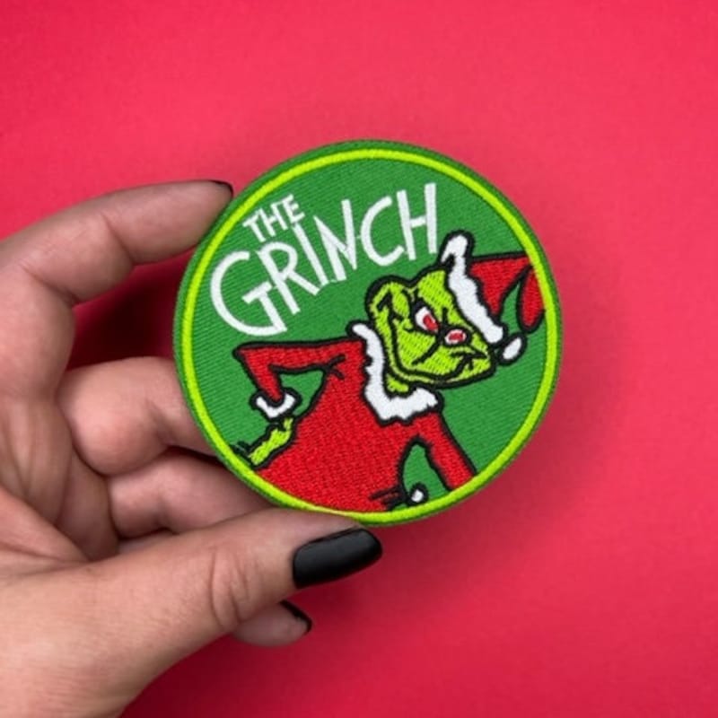 Grinch Applique - Etsy
