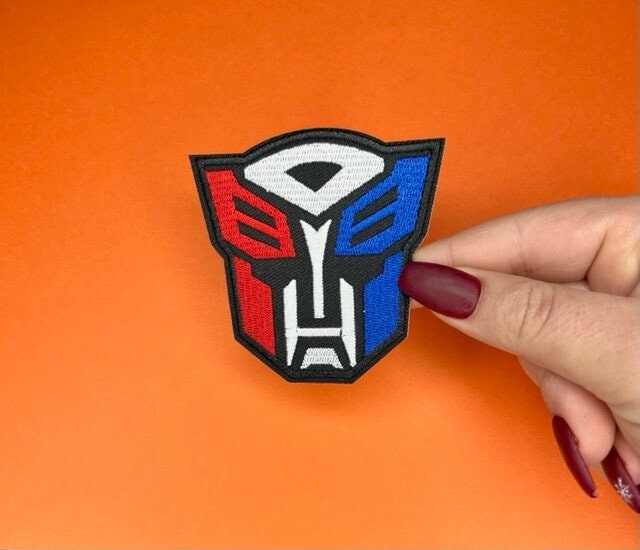 Transformers Patch - Iron on - Autobot Applique - 80's Cartoon - Etsy