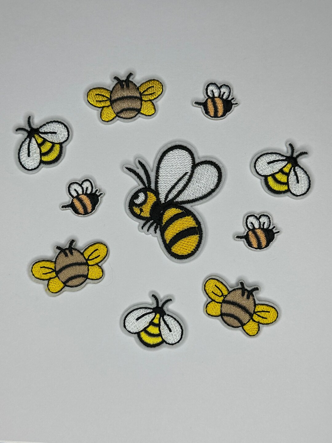 Bumble Bee Patch Set - Iron on - Applique - 10 Patches - Etsy