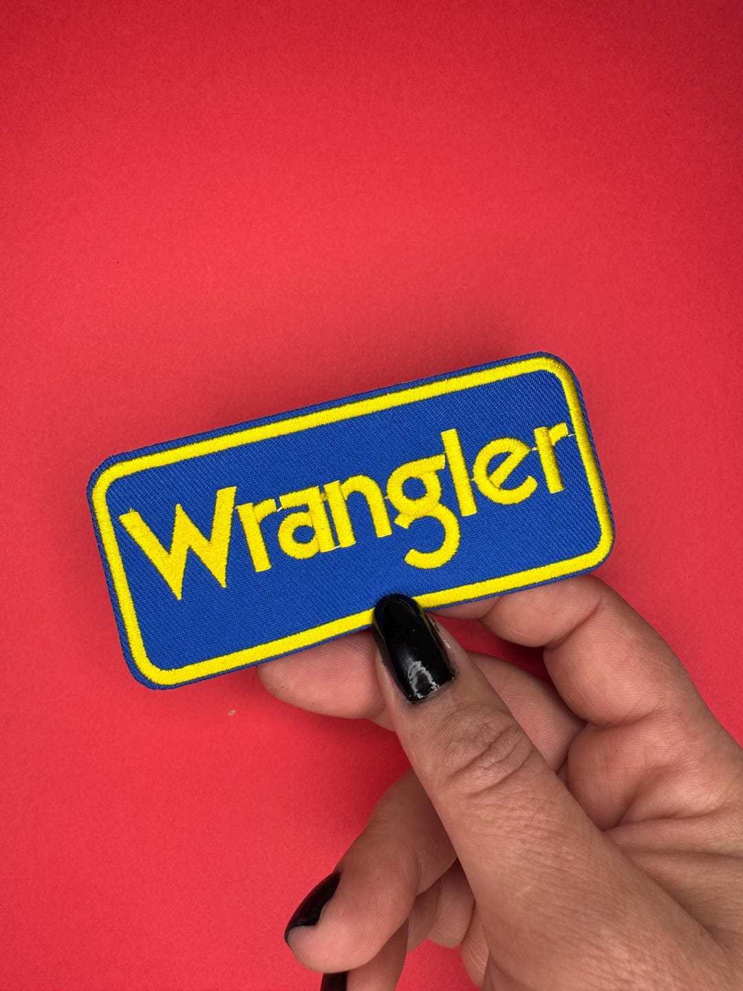 Wrangler Patch - Iron on - Applique - Etsy